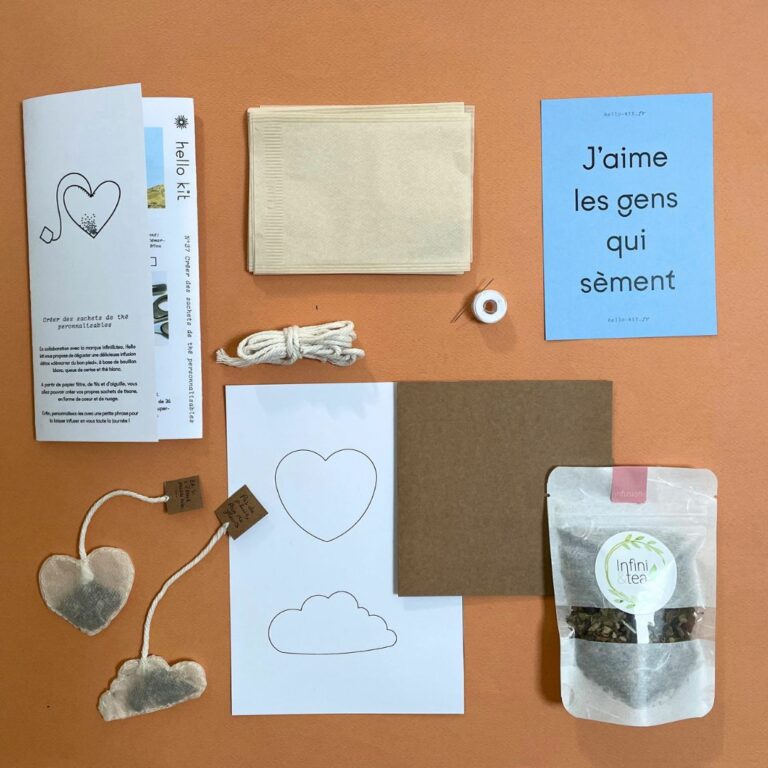 Box DIY n°37 : Personnaliser vos sachets de thé - hello kit